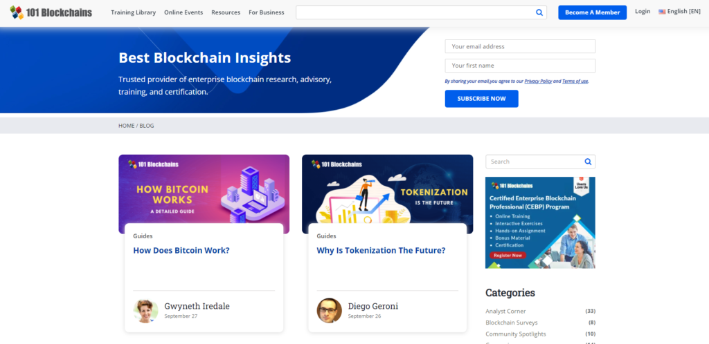 7 Most Popular Blockchain Blogs to Follow in 2025 - Edtech Official Blog